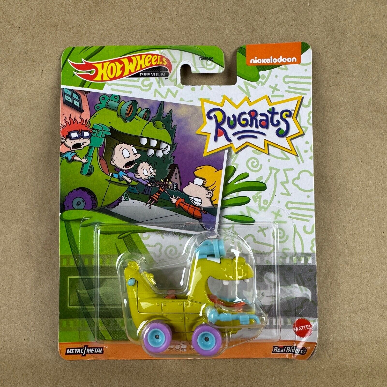 Hot Wheels Premium Nickelodeon Rugrats Reptar Wagon 1:64 Diecast Car G ...