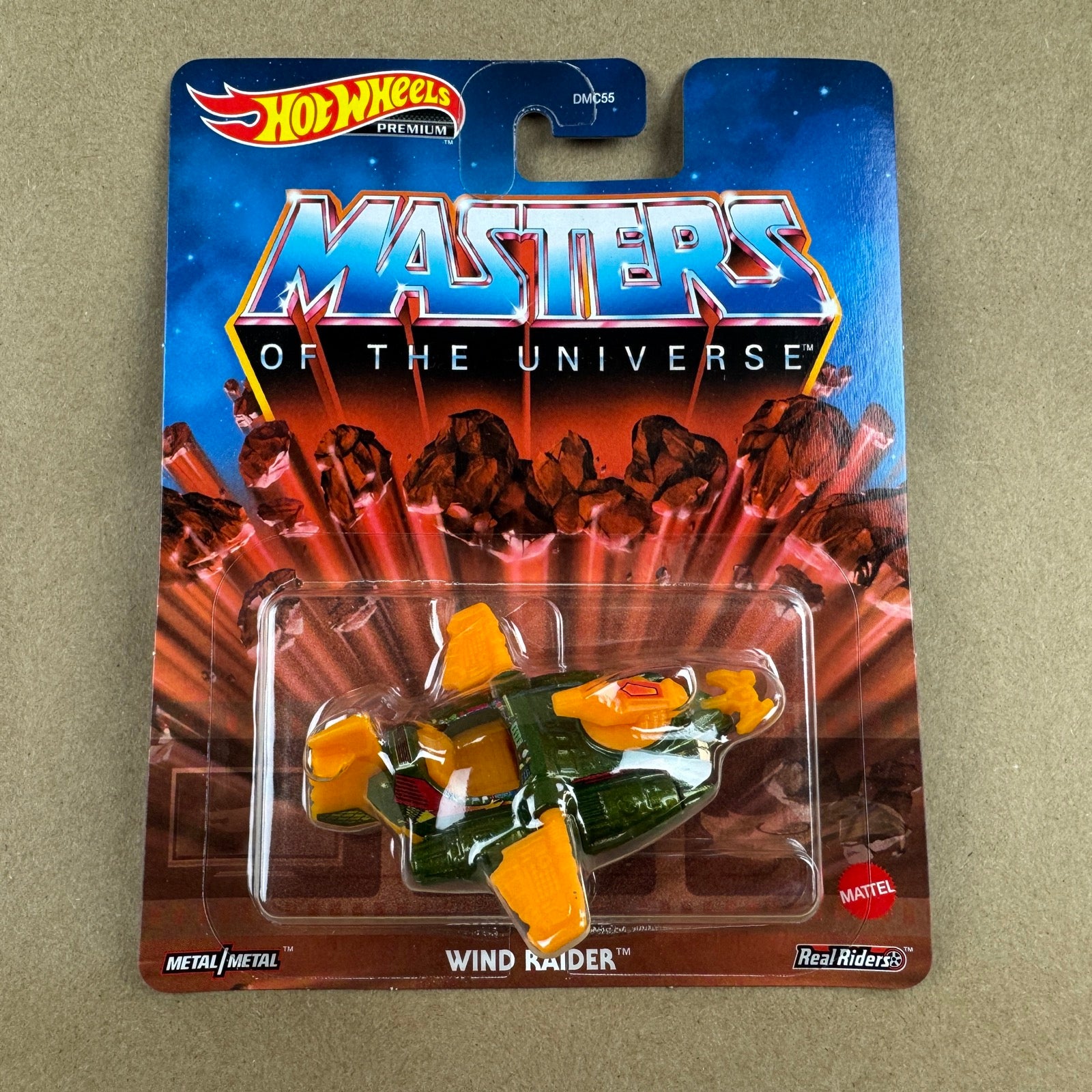 Hot Wheels Premium Masters Of The Universe Wind Raider RealRiders 1:64 ...